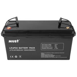 Акумулятор Must LP15-24100 25.6V 100Ah
