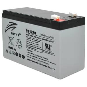 Акумуляторна батарея AGM RITAR RT1270 12V 7.0Ah
