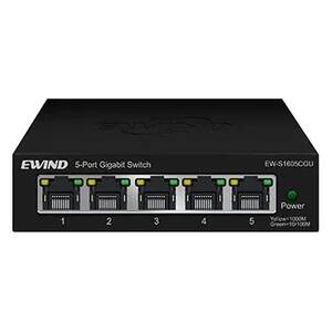 5-портовий некерований комутатор Ewind EW-S1605CGU