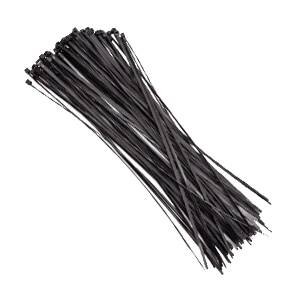 Хомут чорний Courbi 370х7,6 (100шт)